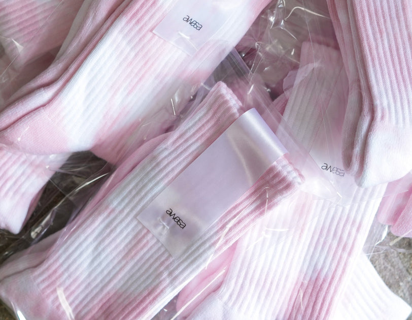 awasa tube socks "tie dye"(pink) – Chum!